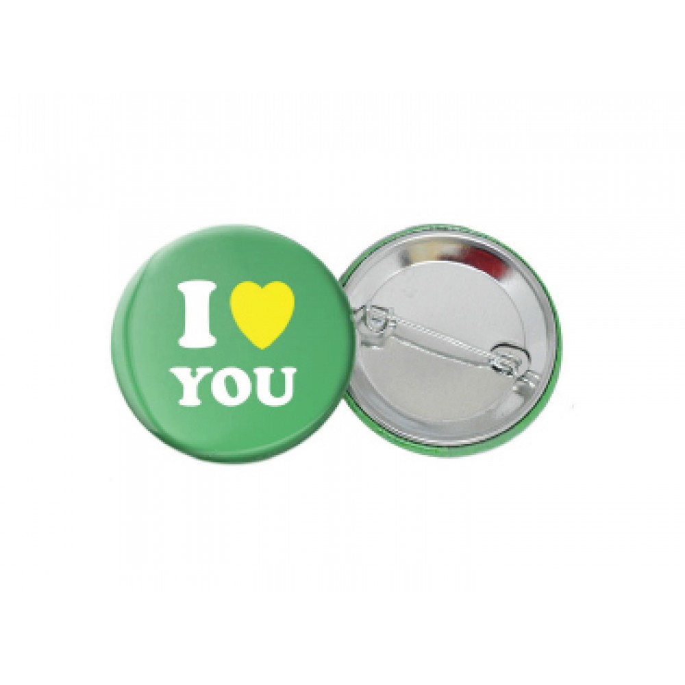 Custom Button Name Badges 32mm in Singapore - Name Badges International